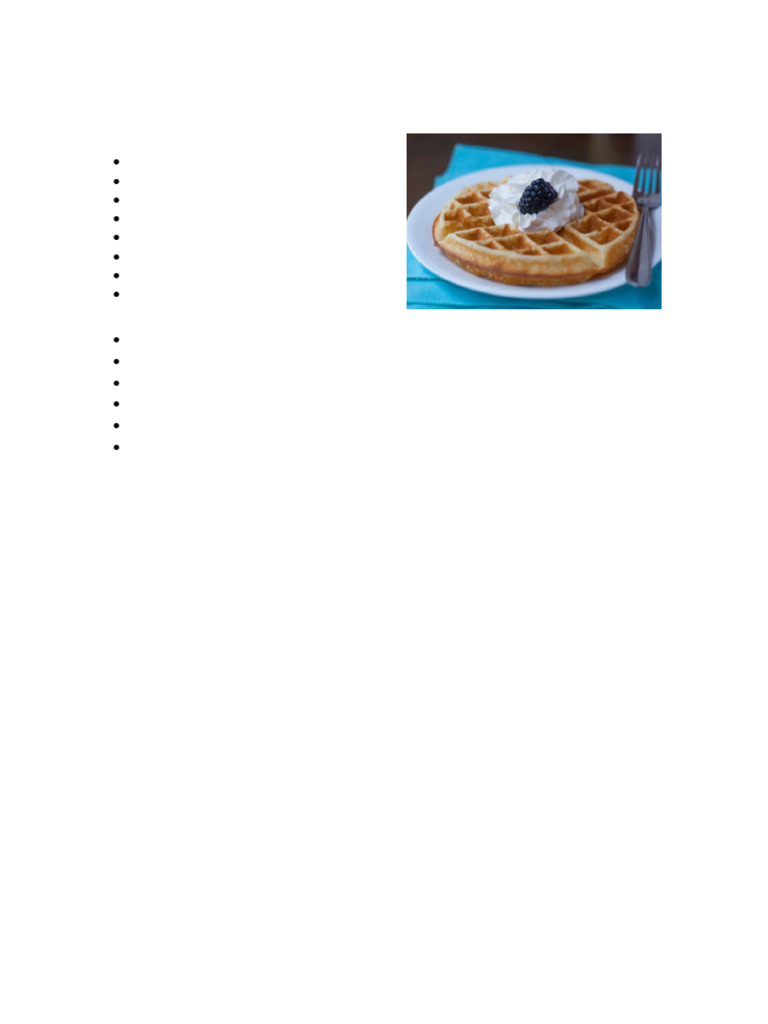 Belgian Waffles | PDF