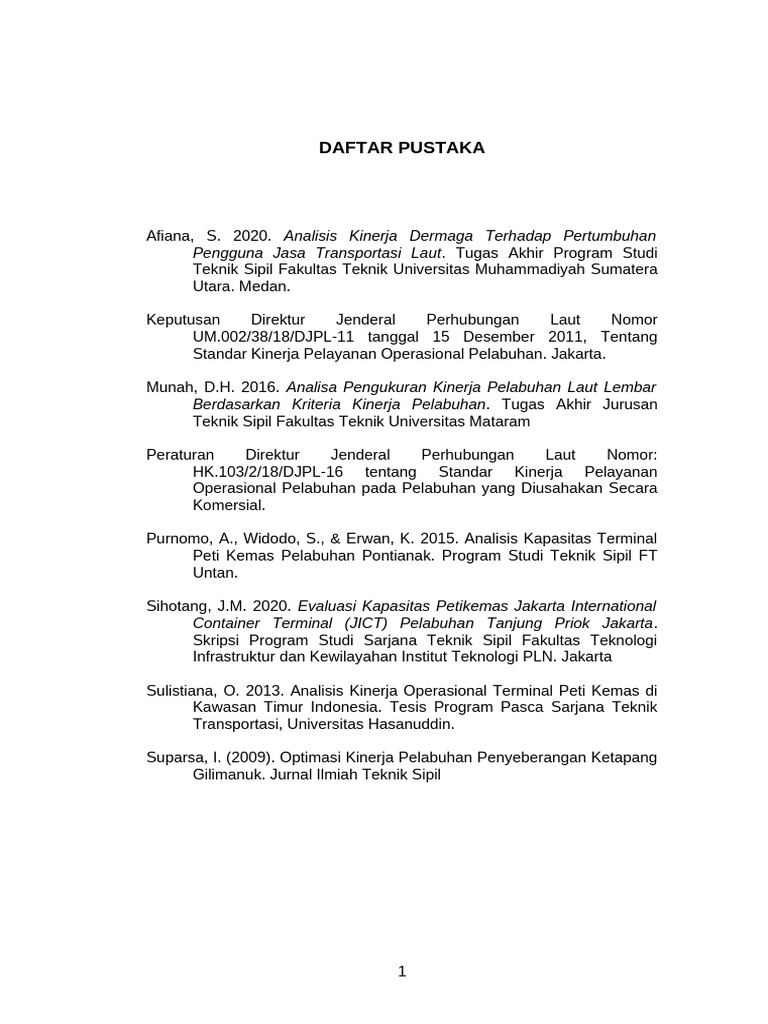 Daftar Pustaka & Lampiran | PDF