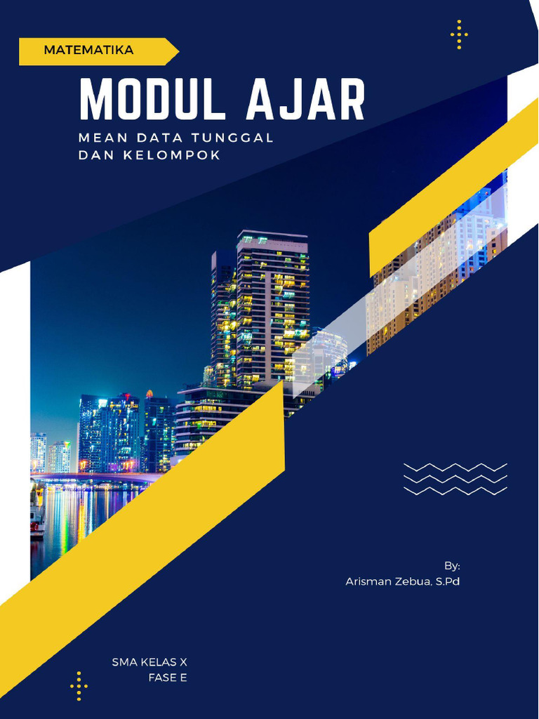 Modul Ajar Mean Data Tunggal dan Kelompok | PDF