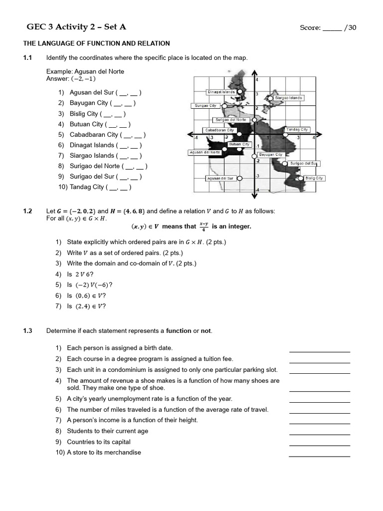 Math Relations & Functions Guide | PDF