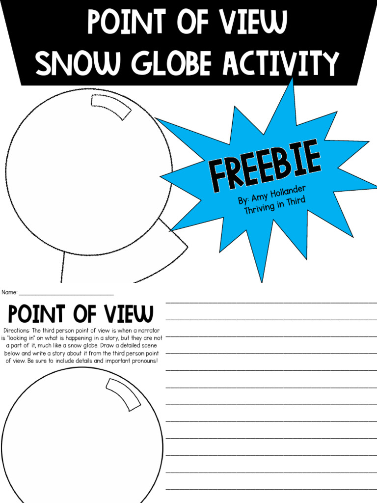 PointofViewSnowGlobeActivity3rdperson 1 | PDF