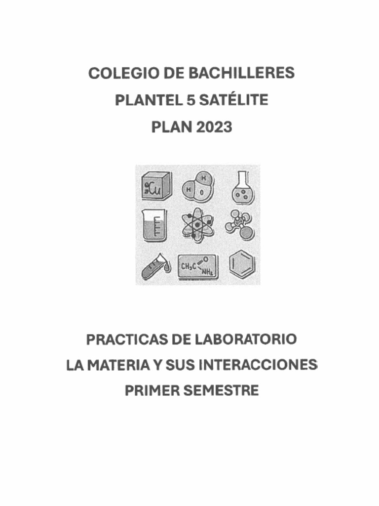 Practicas La Materia y Sus Interacciones | PDF