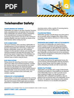 JCB Telehandler Safe Use Guidelines | PDF | Safety