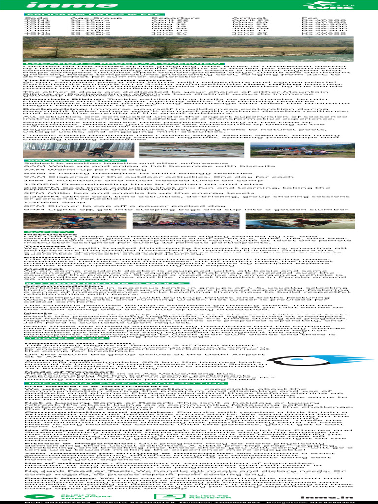 (TON) Camp Tons - Information Docket 2025 | PDF | Meal