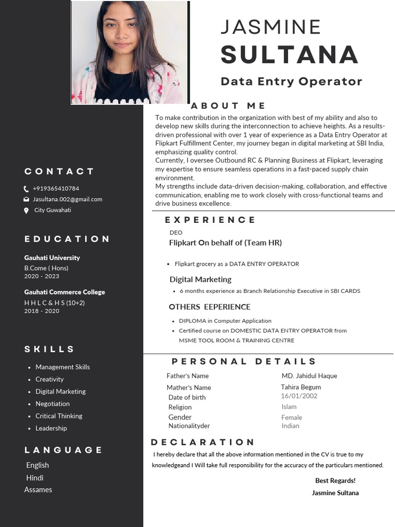 Grey Modern Professional CV Resume | PDF | Business