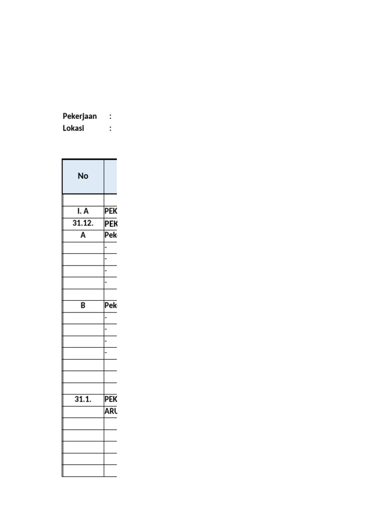 RAB Daya Listrik ASN New - Sub | PDF