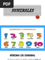 Números em Espanhol: Cardinais e Ordinais | PDF | Linguística ...