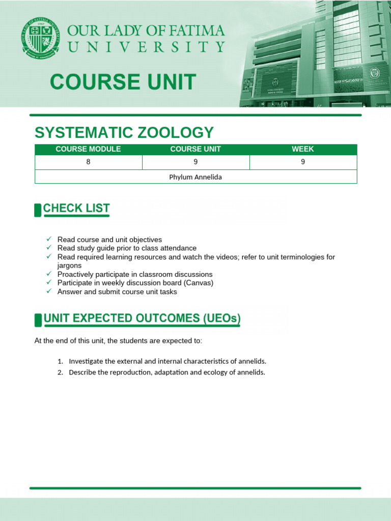 08-SZOO 211 Laboratory -Annelida | PDF | Biology