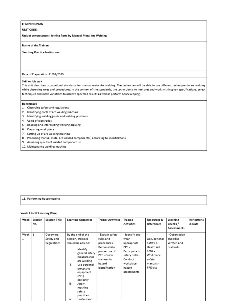 Joining Parts by Manual Metal Arc Welding | PDF | Welding | Construction