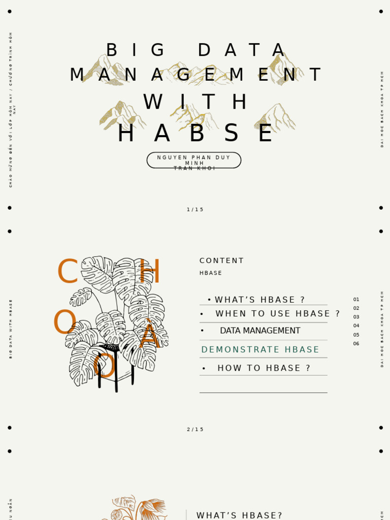 BIG DATA With HBASE | PDF | Computer Data | Information Management