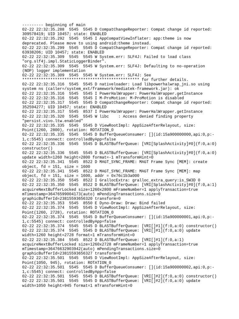 Com - Tapatap.loader Logcat | PDF | Computing | Software