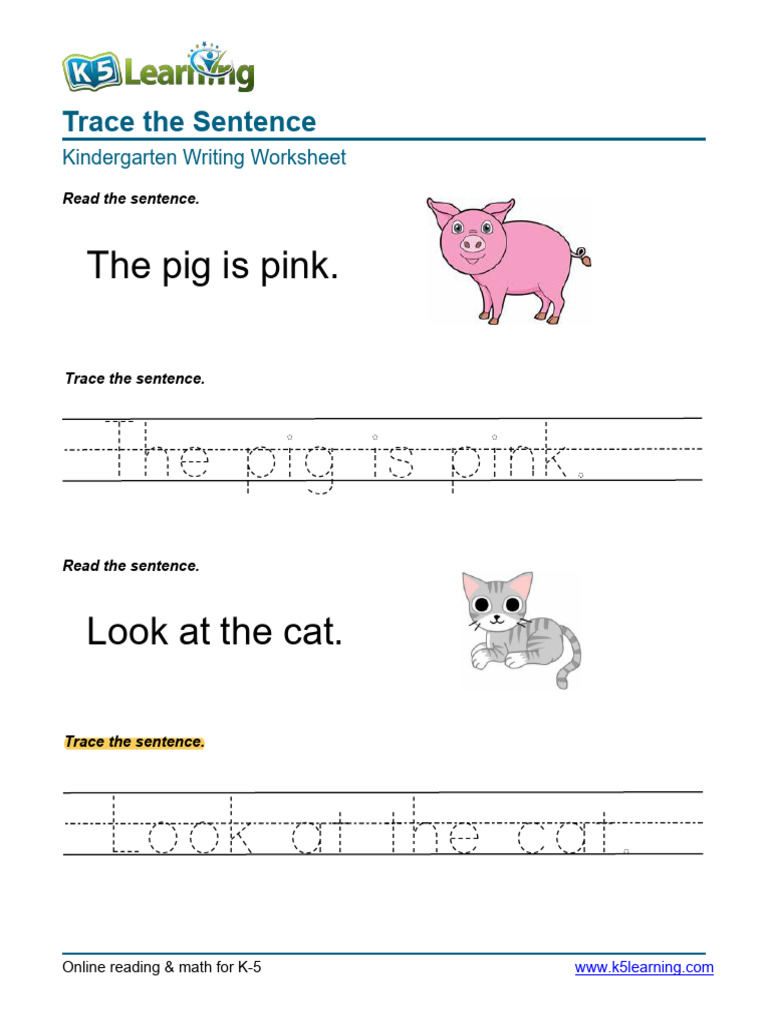 Trace Sentences 1 Copy | PDF