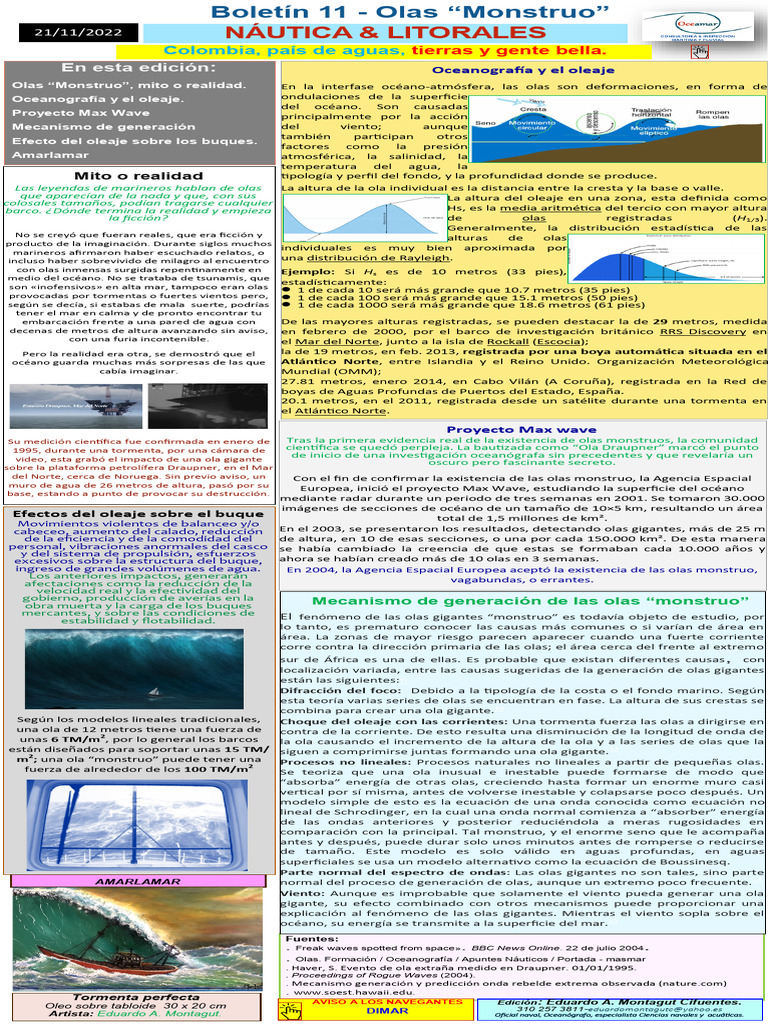 Boletín N&L - 11-211122.pub Ola Monstruo | PDF | Oceanografía ...