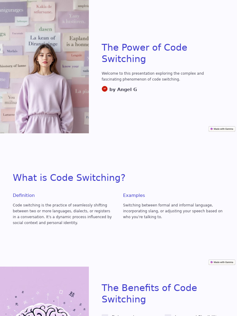 The Power of Code Switching | PDF | Communication | Identity (Social Science)