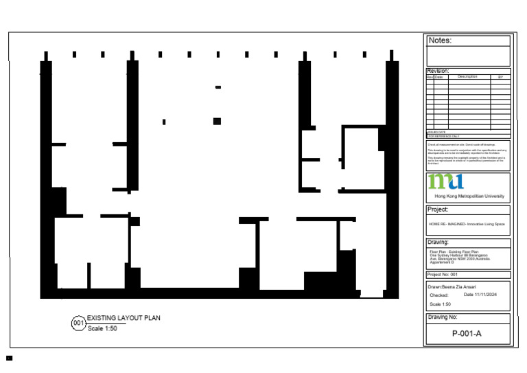 Existing Layout Plan 001 For Submission55 | PDF | Infographics ...