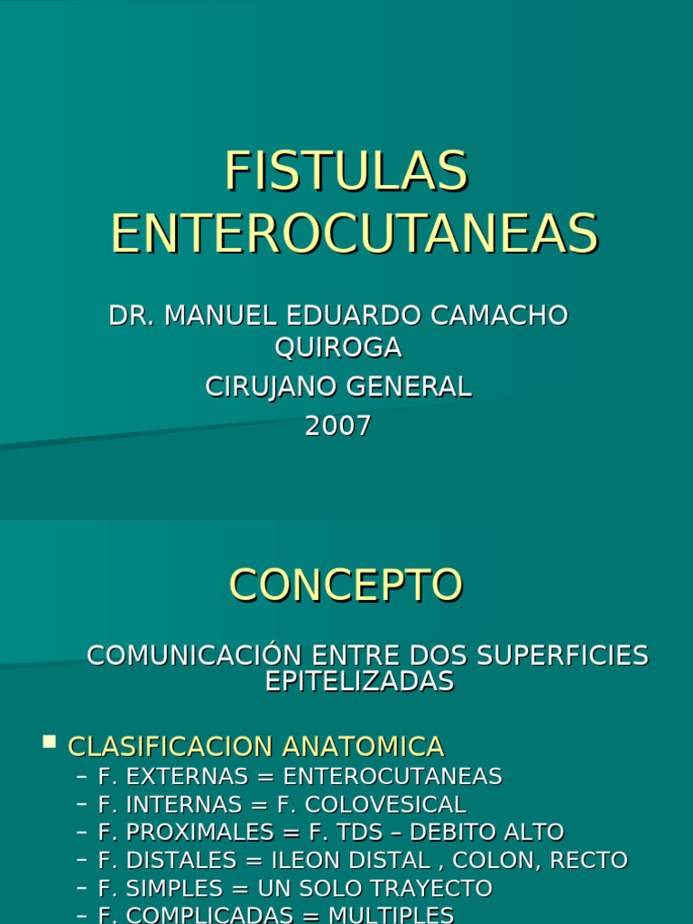 16 - Fistulas | PDF