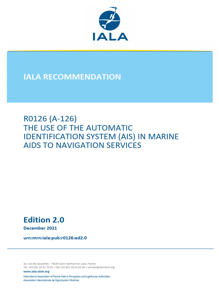 IALA R0126 A126 Use AIS Marine Aids Nav Services Ed2 0 | PDF | Telecommunications | Navigation