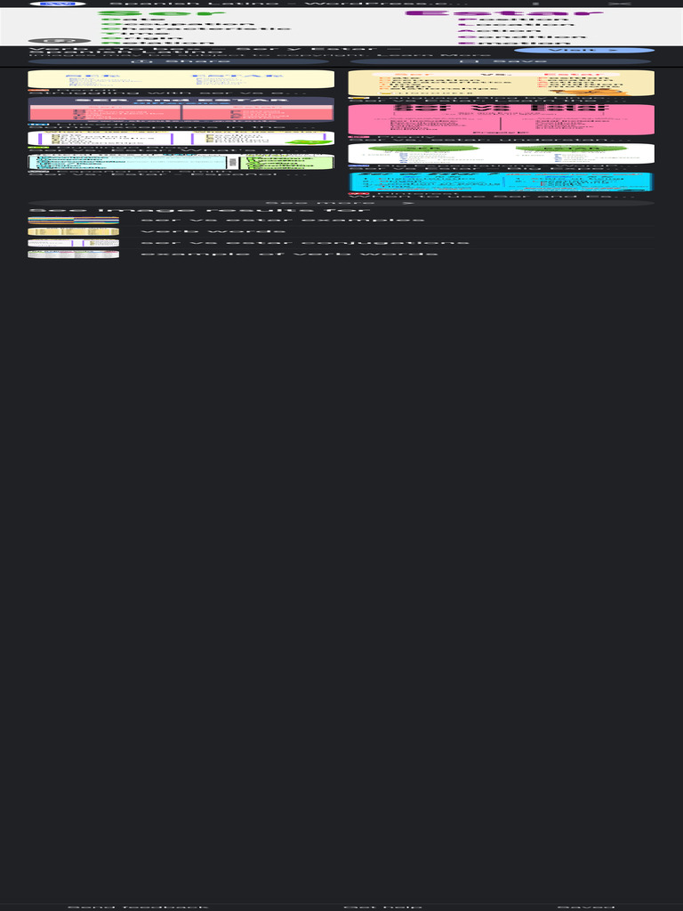 Ser Vs Estar - Google Search | PDF