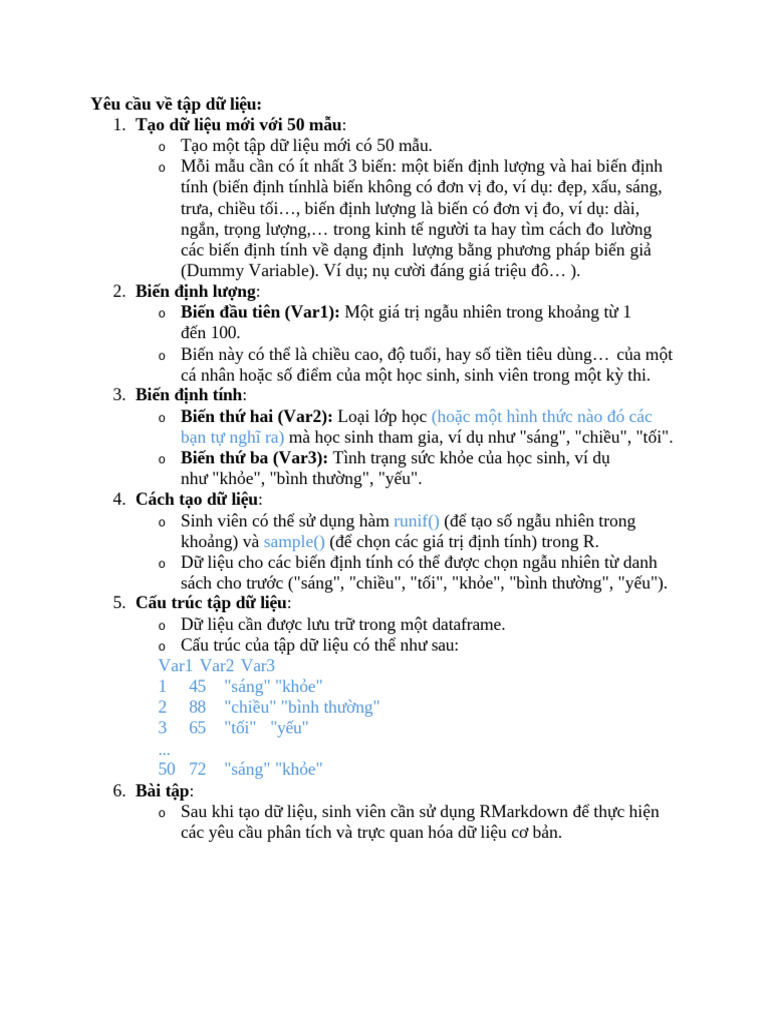 Rmarkdown Data | PDF