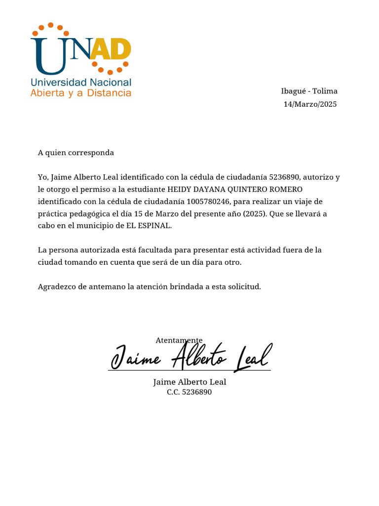Documento A4 Carta Poder Formal_20250214_185007_0000 | PDF