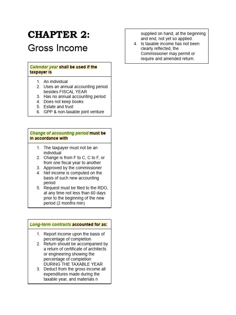 CHAPTER 2 - Gross Income | PDF