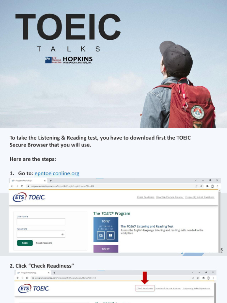 Toeic Guidelines Byop | PDF