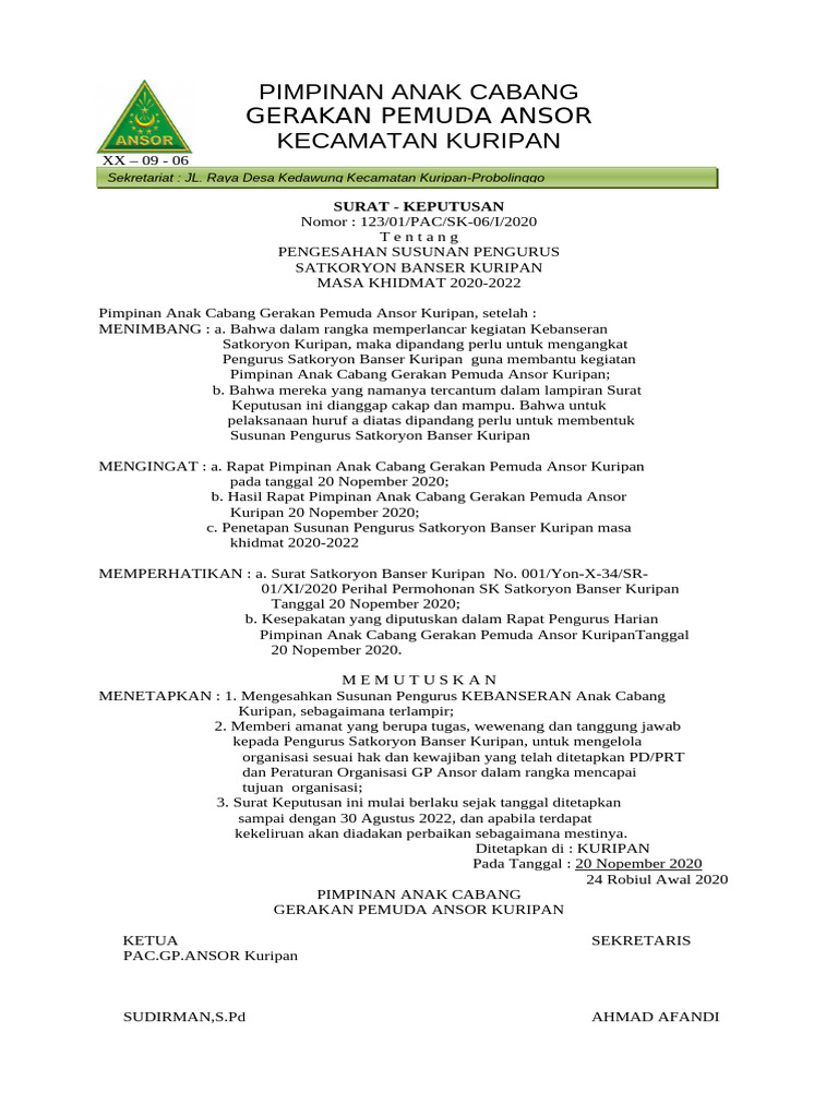 SK Kasatkoryon Pac Kuripan | PDF