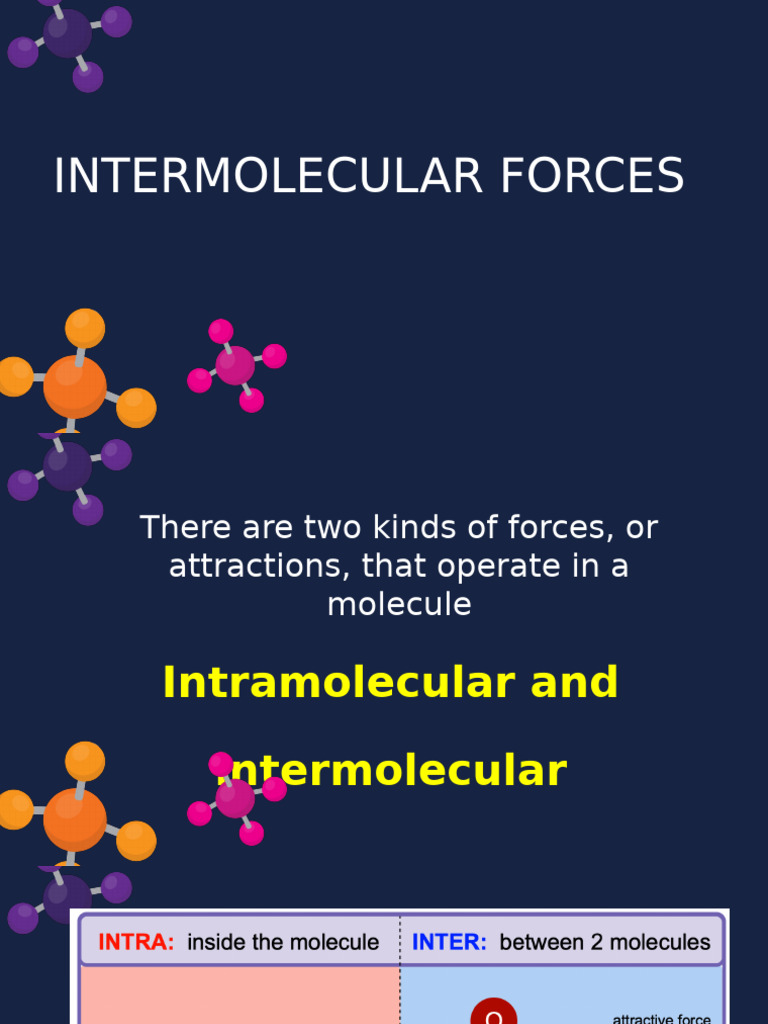 Understanding Intermolecular Forces | PDF | Intermolecular Force ...