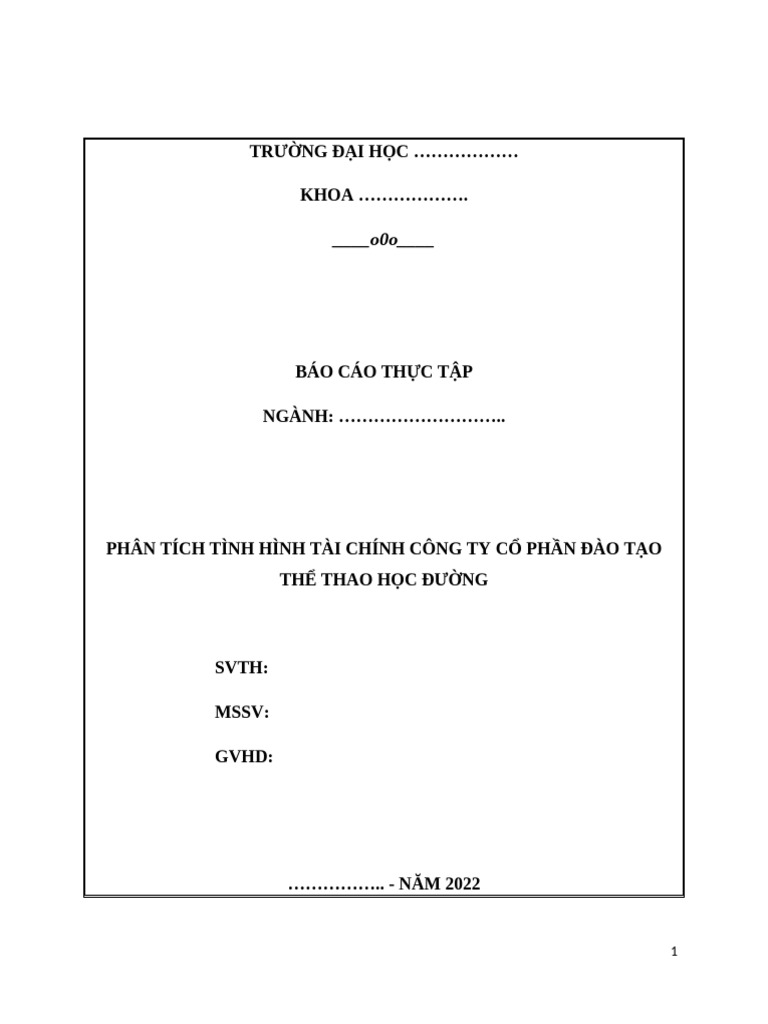 De Cuong Bctt Cty the Thao.nam. Final | PDF