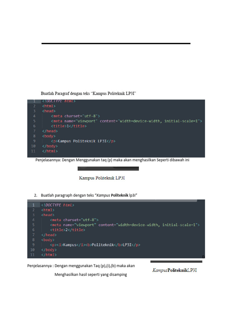 TUGAS PERTEMUAN 3 | PDF