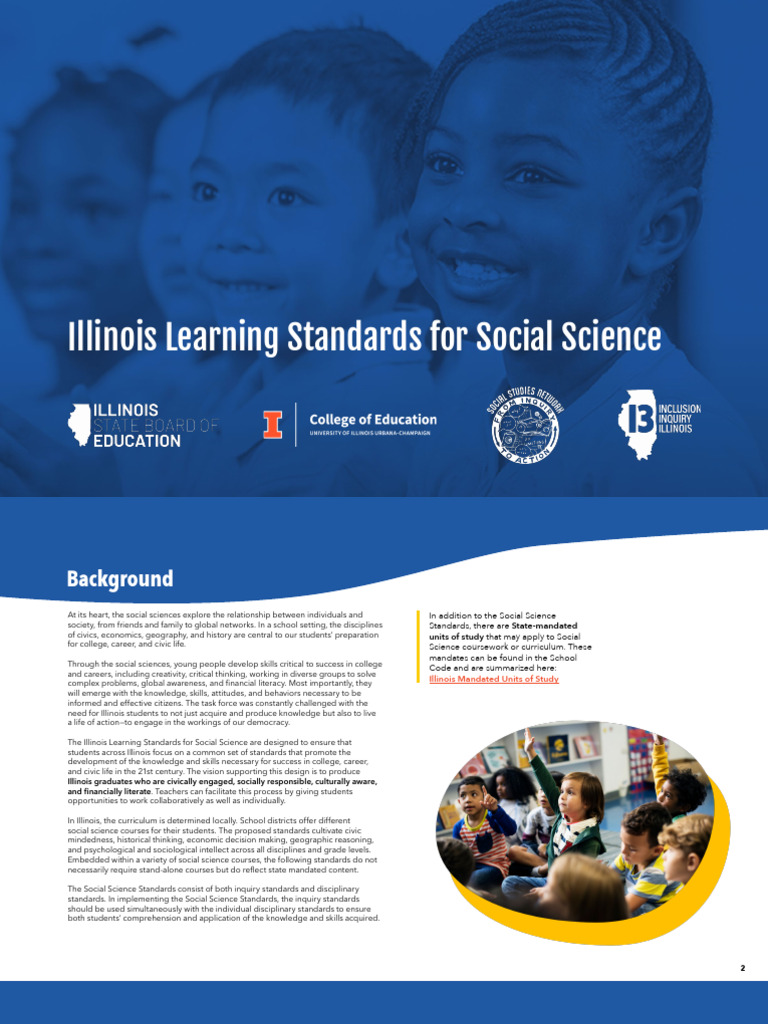 Illinois Social Science Standards Guide | PDF | Social Sciences ...