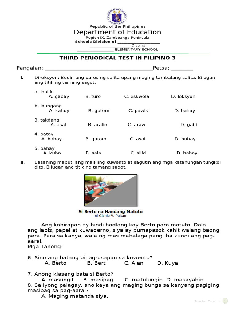 Filipino 3 | PDF