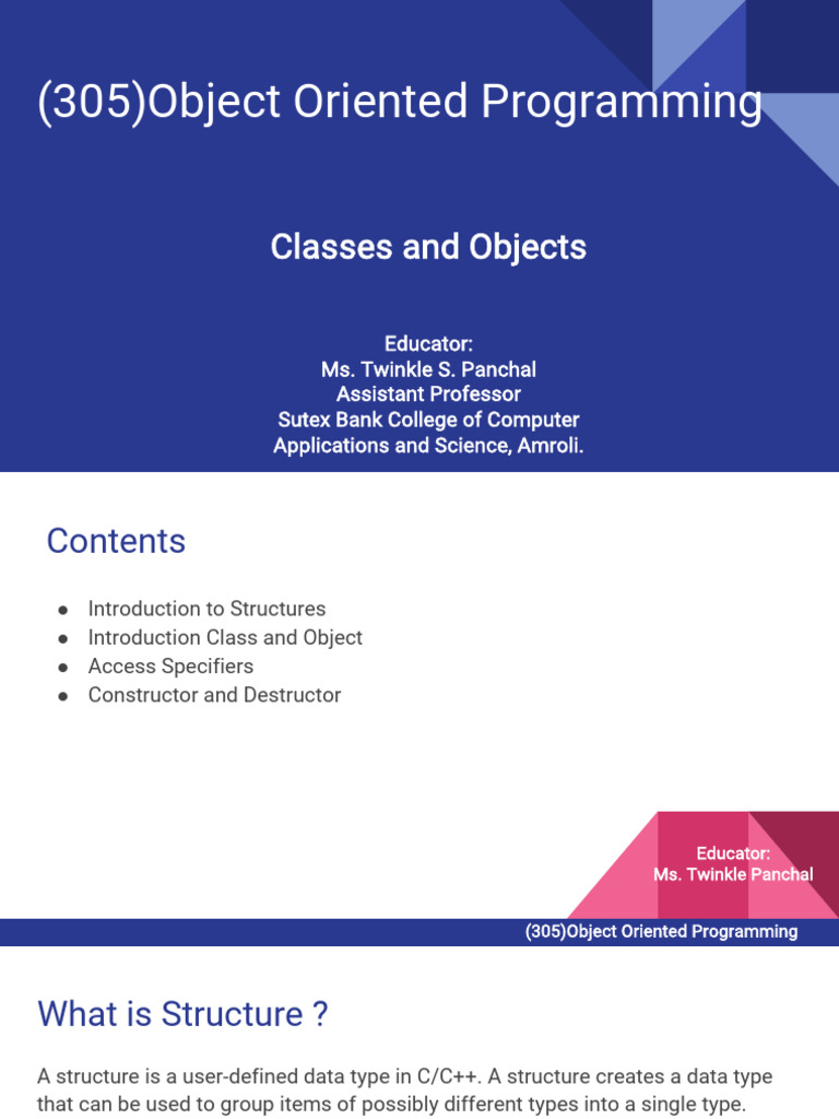 05chapter 1 Class And Object Pdf Class Computer Programming C