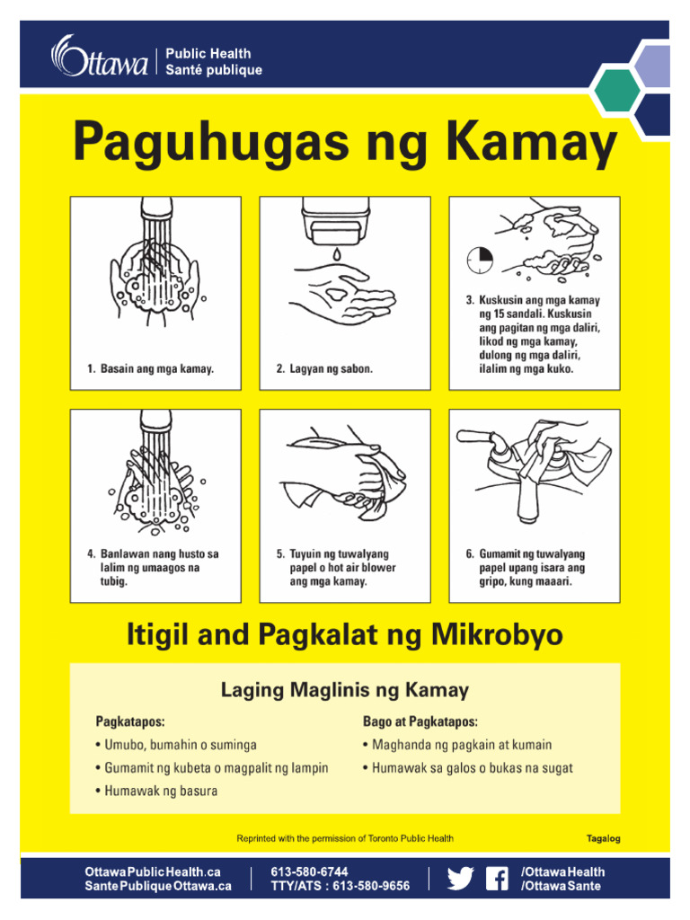 Handwashing Tagalog-V2020.1 | PDF