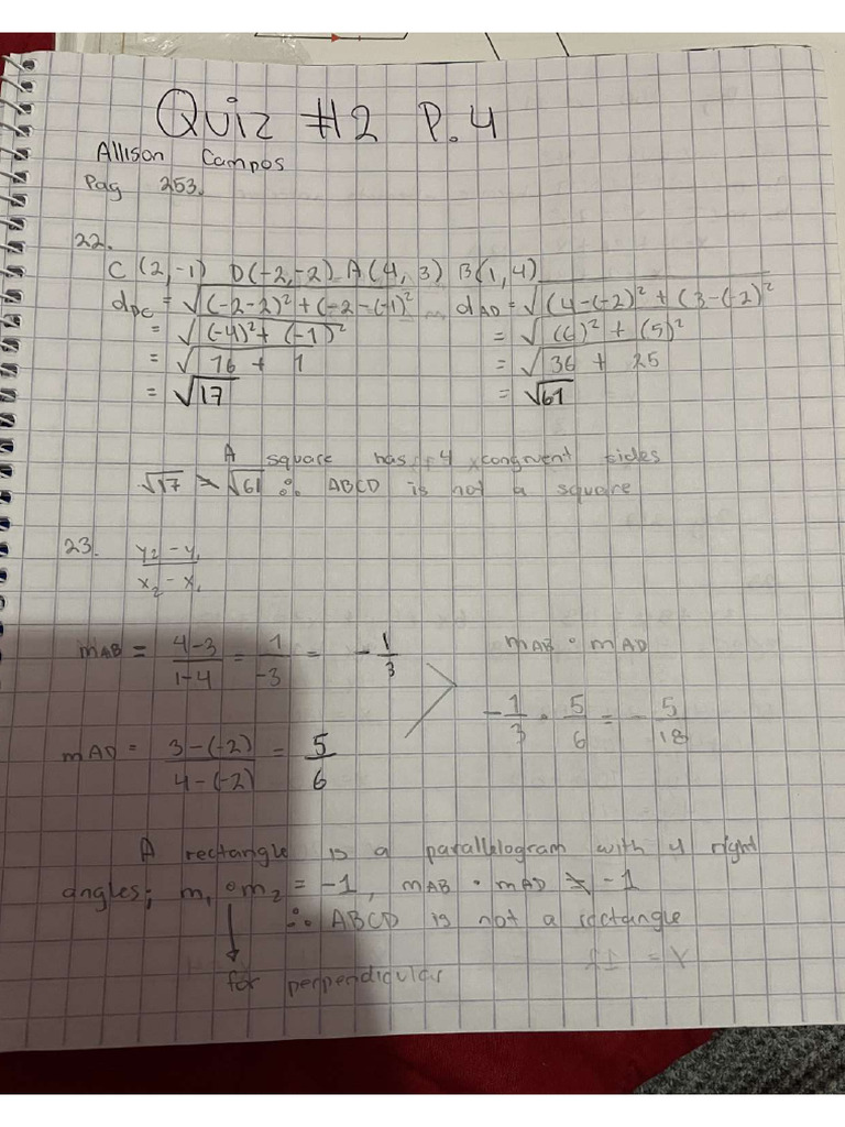 Quiz 2 Allison Campos p.4 (Permiso de Ausencia Por Resfriado) | PDF