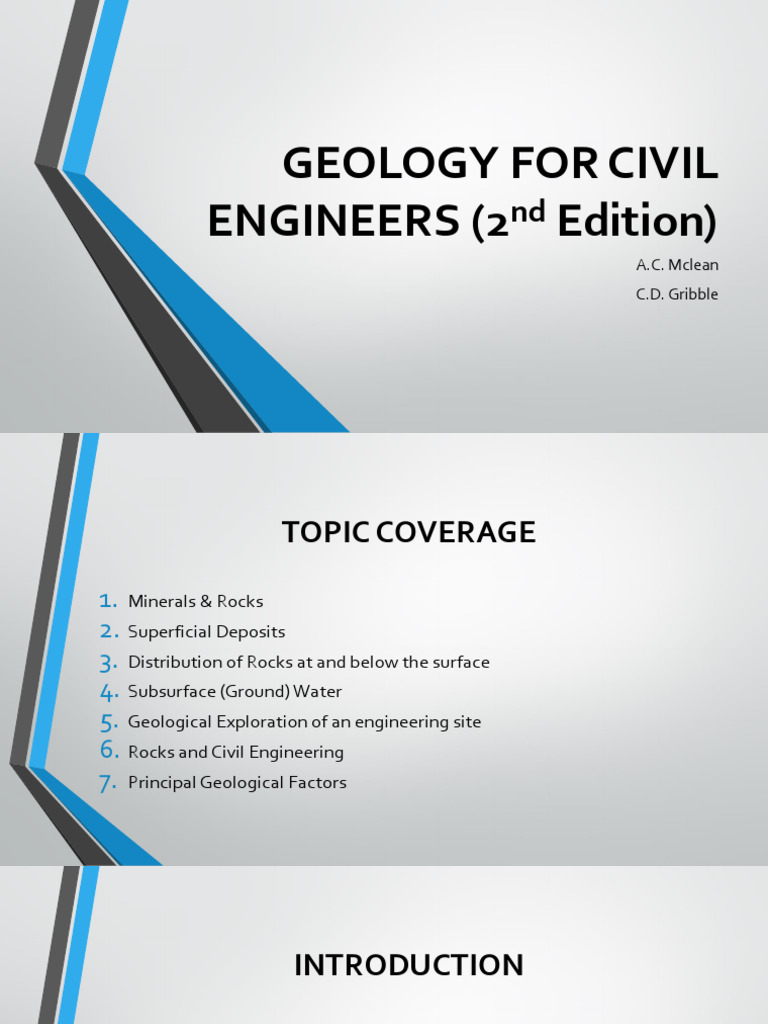 Geology Essentials for Civil Engineers | PDF | Groundwater ...