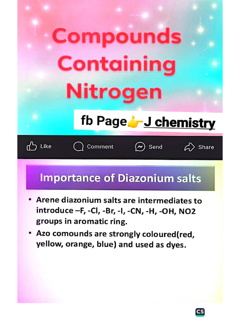 Compounds Containing Nitrogen | PDF