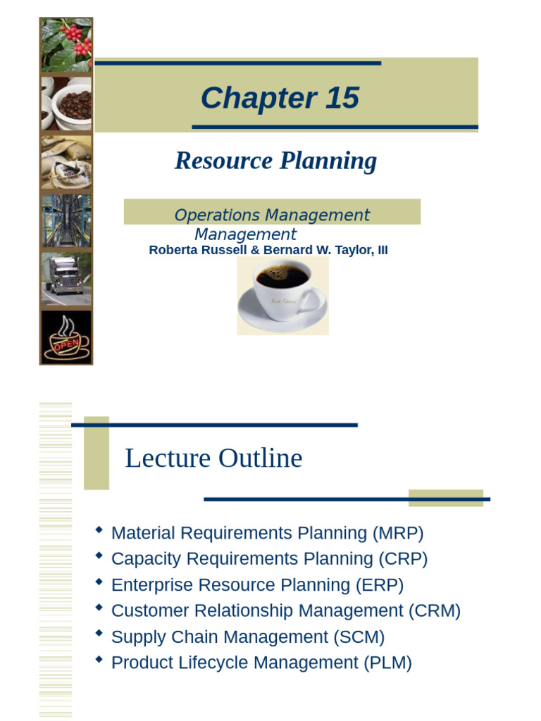Material Requirement Planning Resource Planning | PDF | Business ...