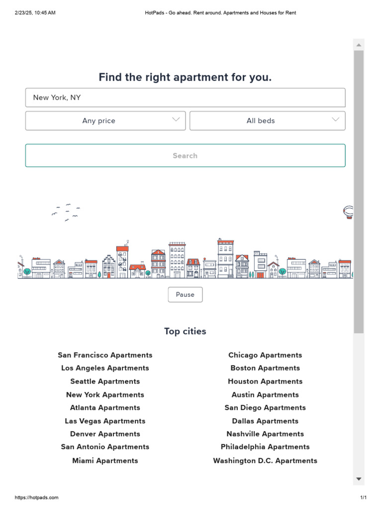 HotPads - Go Ahead. Rent Around. Apartments and Houses For Rent | PDF