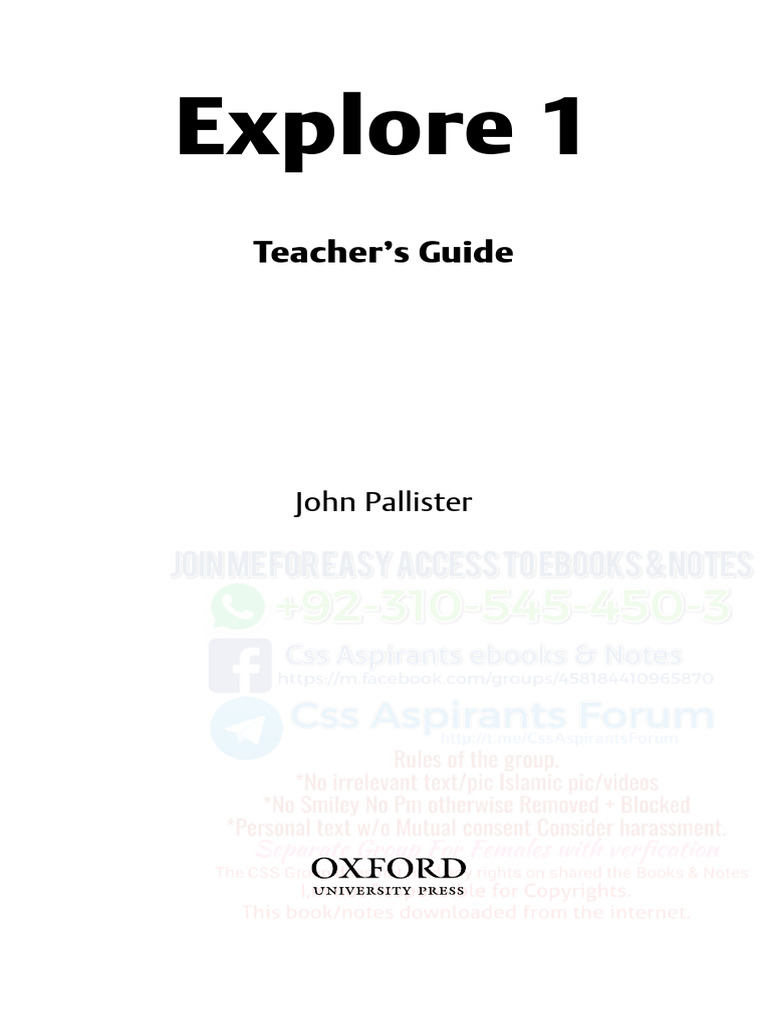 Oxford Explore Teaching Guide | PDF | Map | Geography
