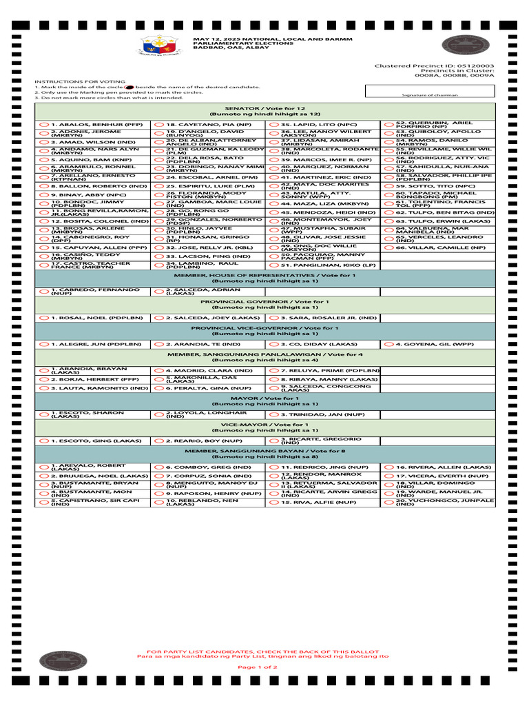 OAS | PDF | Philippines | Political Parties