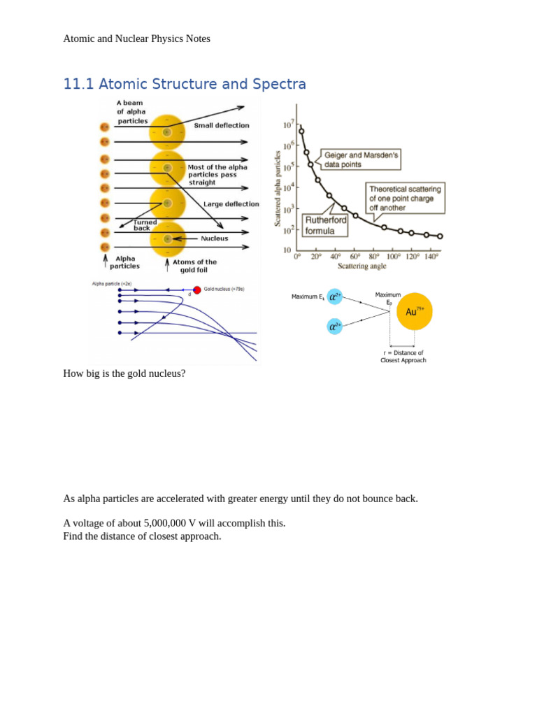 2025_11_Atomic_and_Nuclear_Physics_Notes_1 | PDF | Radioactive Decay ...