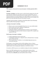 Shortest Remaining Time First (SRTF) Scheduling | PDF | Scheduling ...
