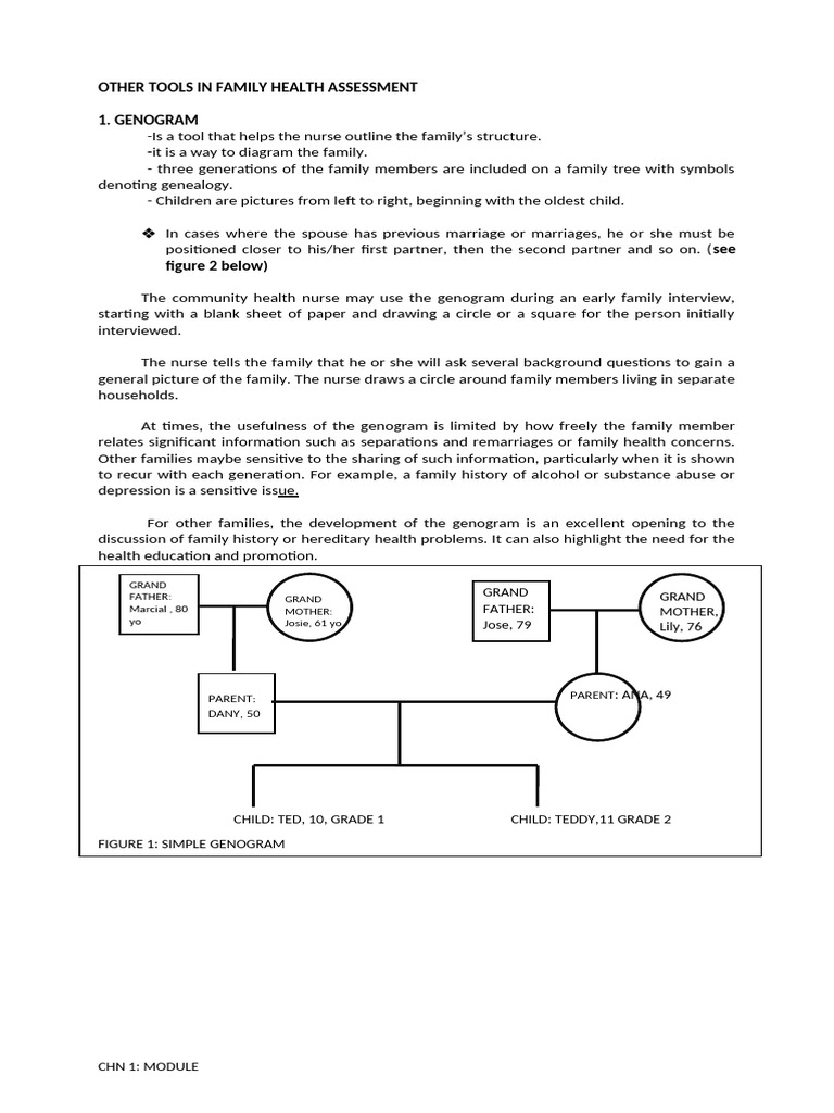 Other Tools in Family Health Assessment | PDF | Family | Medical ...