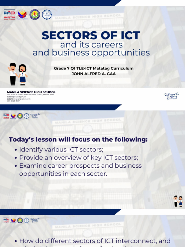 Sectors of ICT | PDF