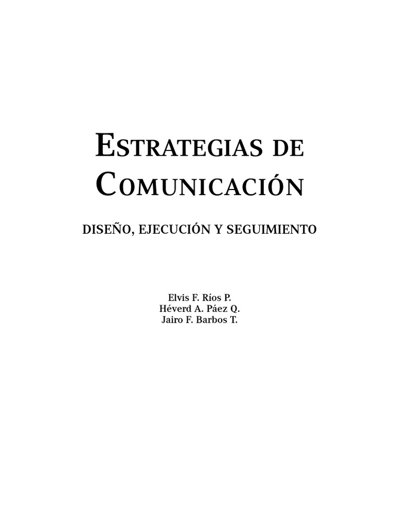 A 2020 Estrategias de Comunicación (p1 24) 1 | PDF | Diseño | Comunicación