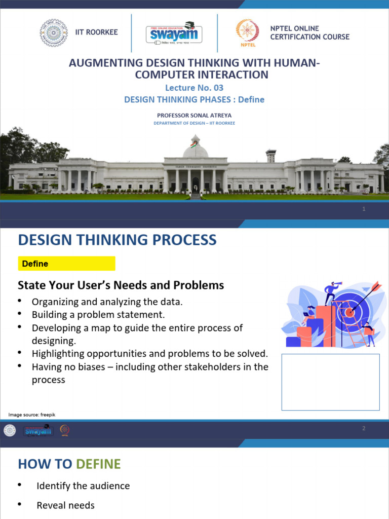 Lecture 3 - Design Thinking Phases - Define & Develop | PDF | Design Thinking | Prototype