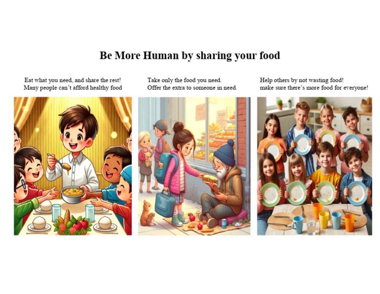Share Food to Help Others Thrive | PDF