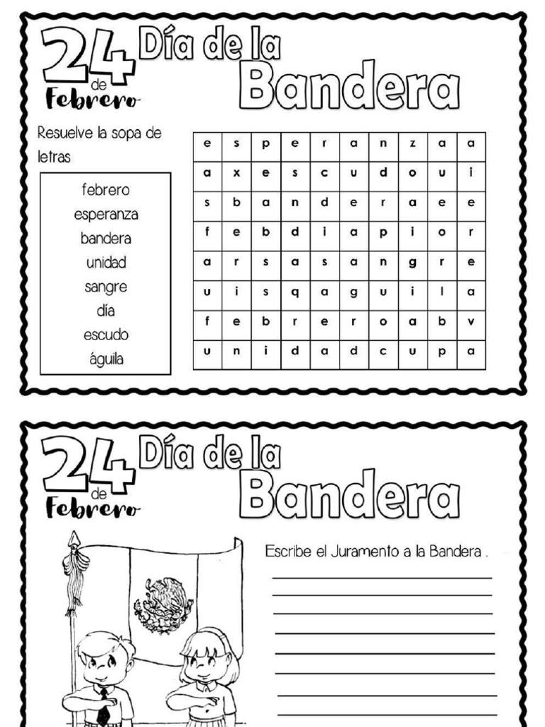 Acróstico del Día de la Bandera | PDF