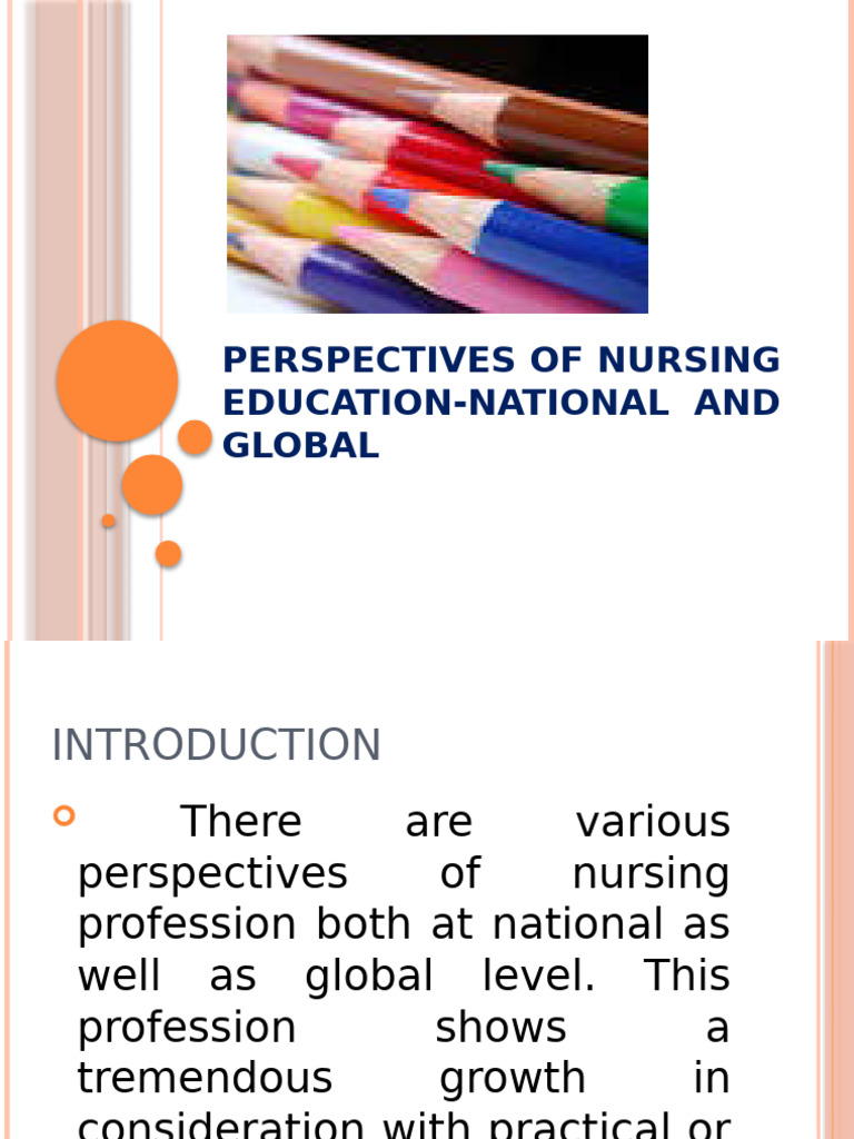 Global and National Nursing Education Perspectives | PDF | Midwife ...